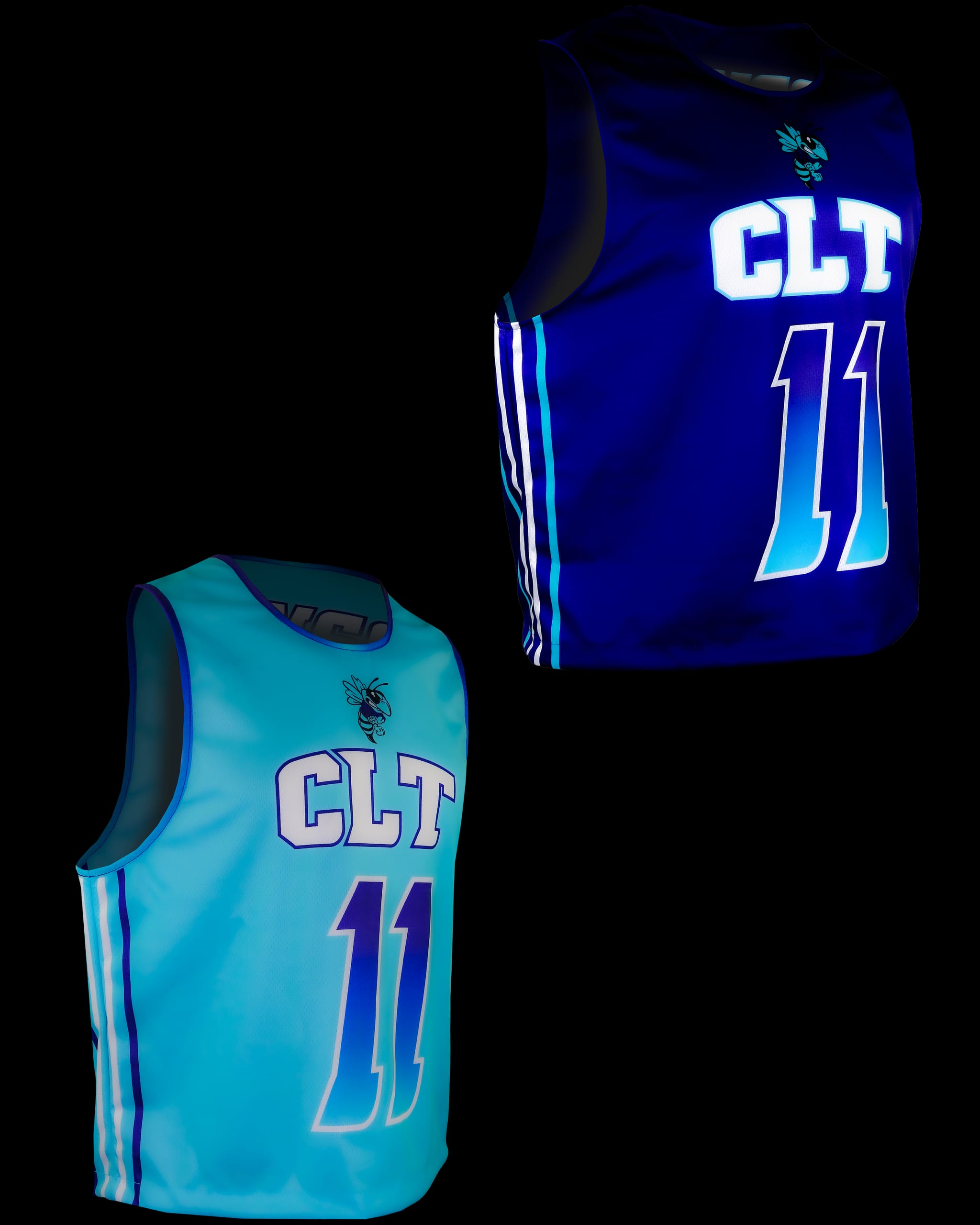 Single Ply Reversible Lacrosse Pinnie - Their Greatest Fan